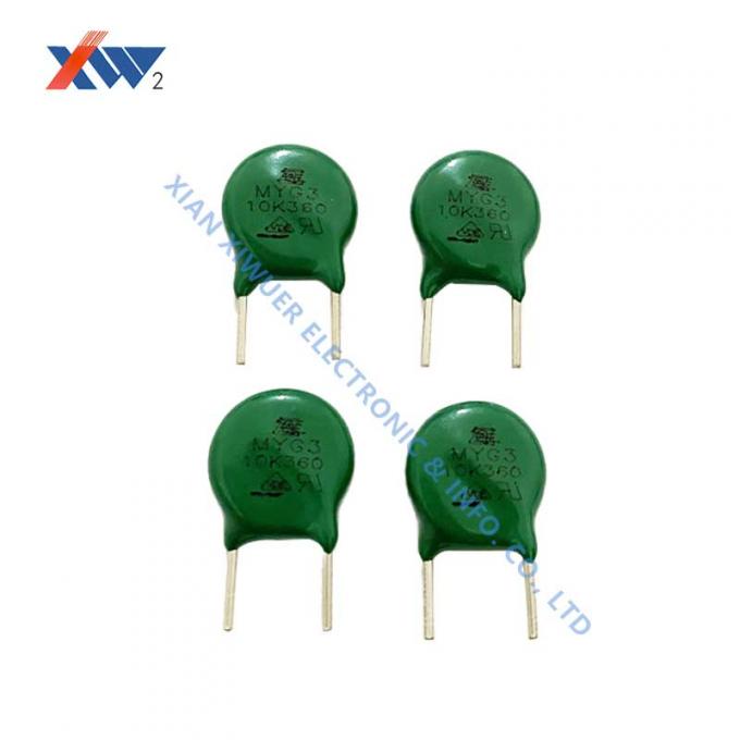 Normal Type 125℃ Metal Oxide Varistor Power Source Arrester MOV10D561 ...