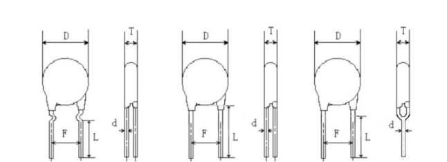 30W PTC Thermistor MZ21-10BE PTC thermistor 30-60 Ω Temperature Sensor