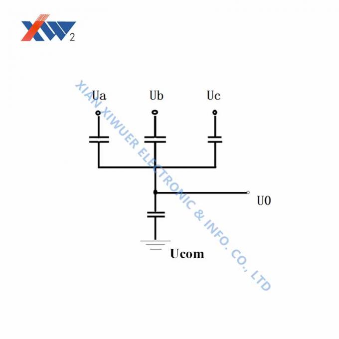 OEM Cylindrical Capacitive Voltage Detector 3P Zero Sequence Transformer