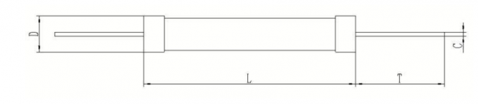 RI80A High Voltage Variable Resistor Ductive Design , ROHS 100 Ω Resistor