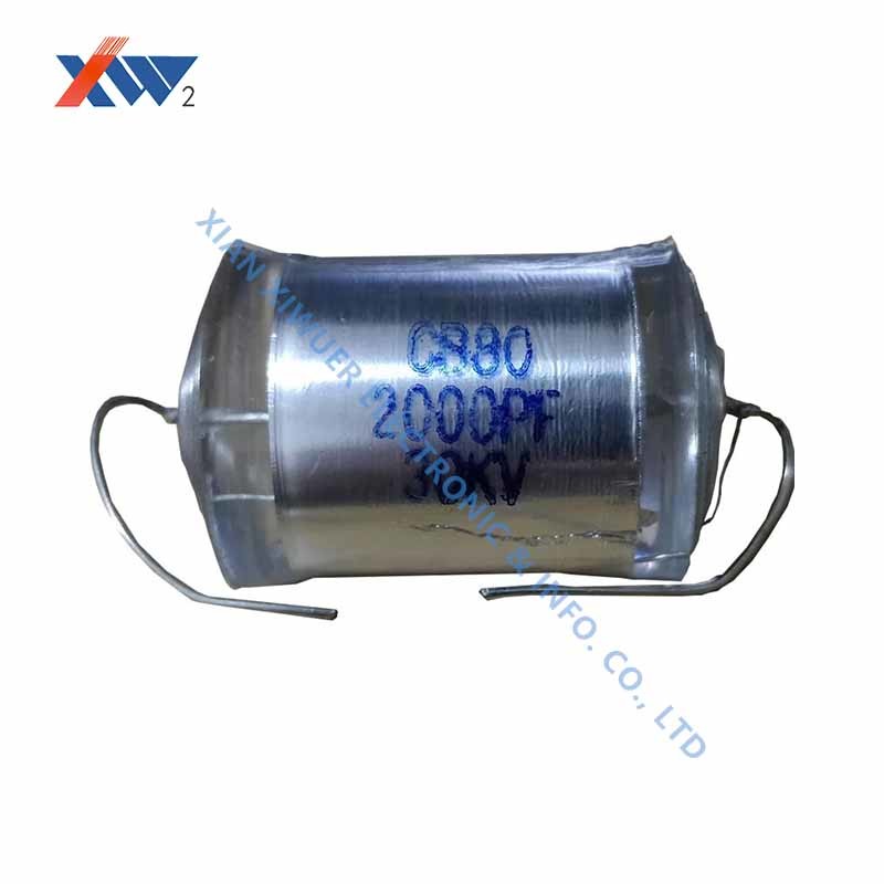 CB80 30KV AC High Voltage Polystyrene Film Capacitor 2000 PF