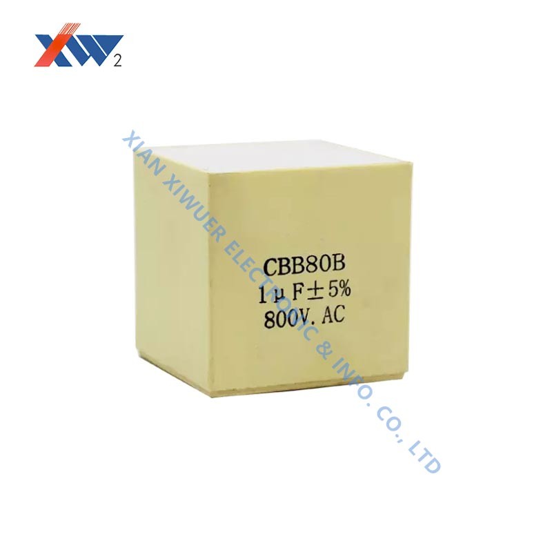 CBB80B 800 VAC High Voltage Film Capacitor AC Metallized Light Weight