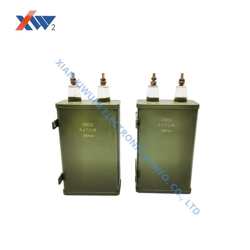 CH82X 3KVDC 6uF Pulse Power Capacitor Sealed Structure High Voltage