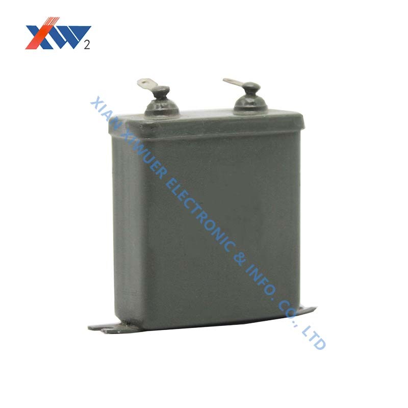 CJ48 250VDC 10uF High Voltage Film Capacitor , Metallized Paper ...