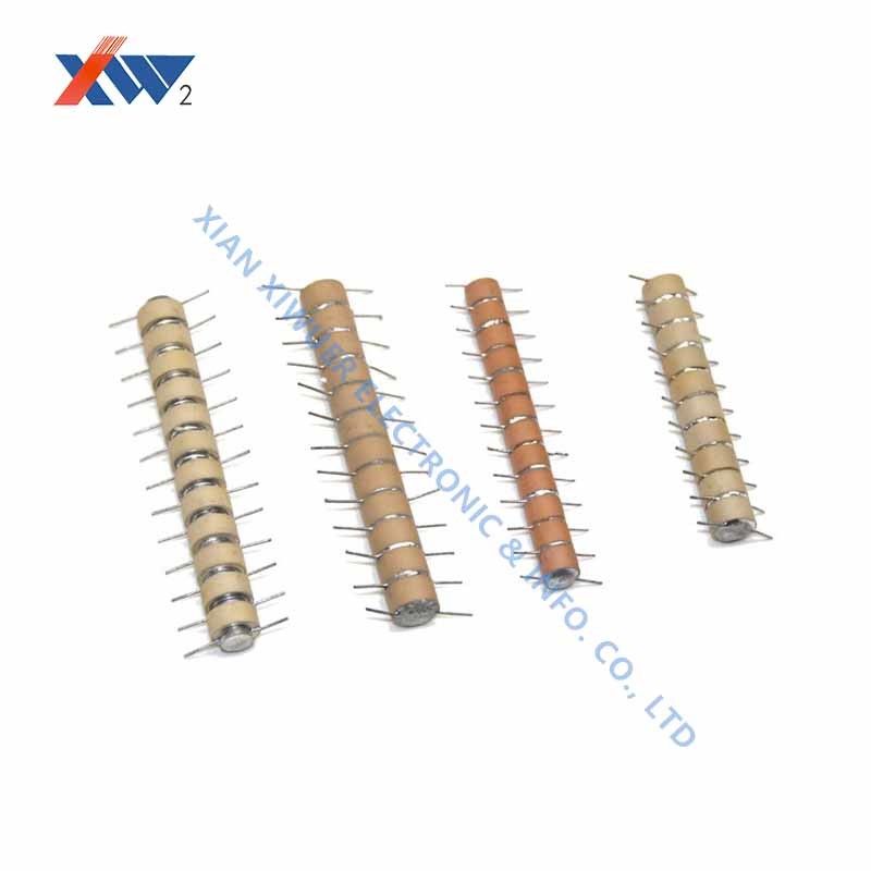 15kV High Voltage Ceramic Capacitor Low Loss Multiplier Capacitor String