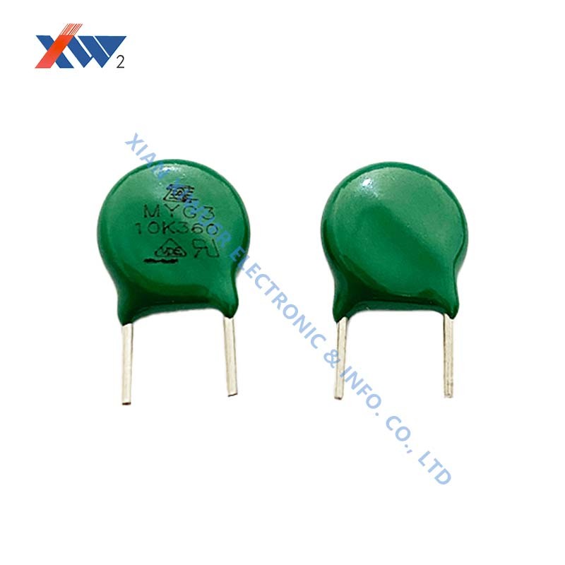 Normal Type 125℃ Metal Oxide Varistor Power Source Arrester MOV10D561 ...