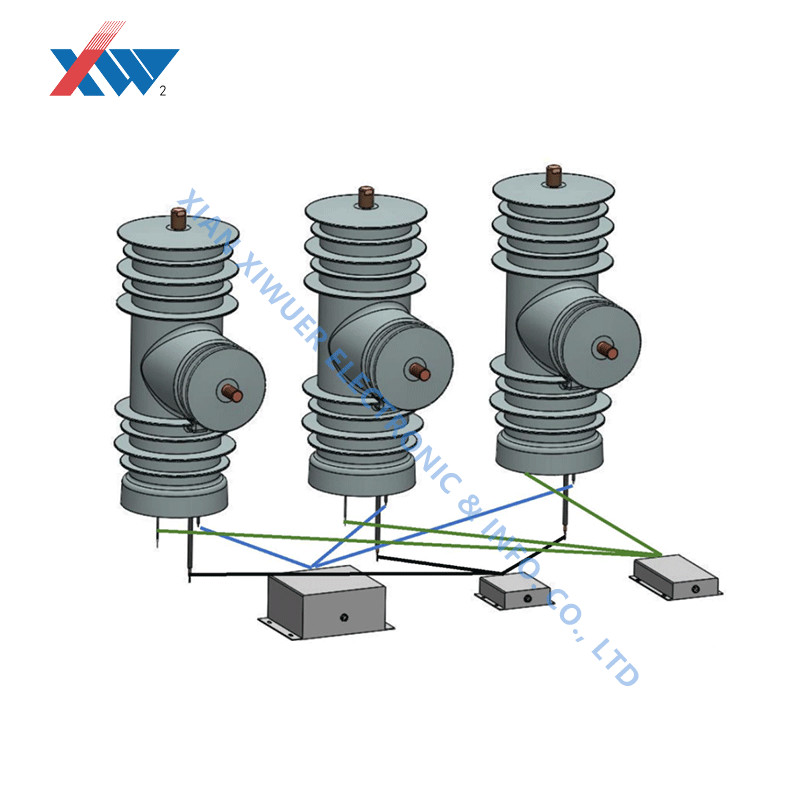 12kV 1250A outdoor poles solid-sealed poles with power box pole mounted ...