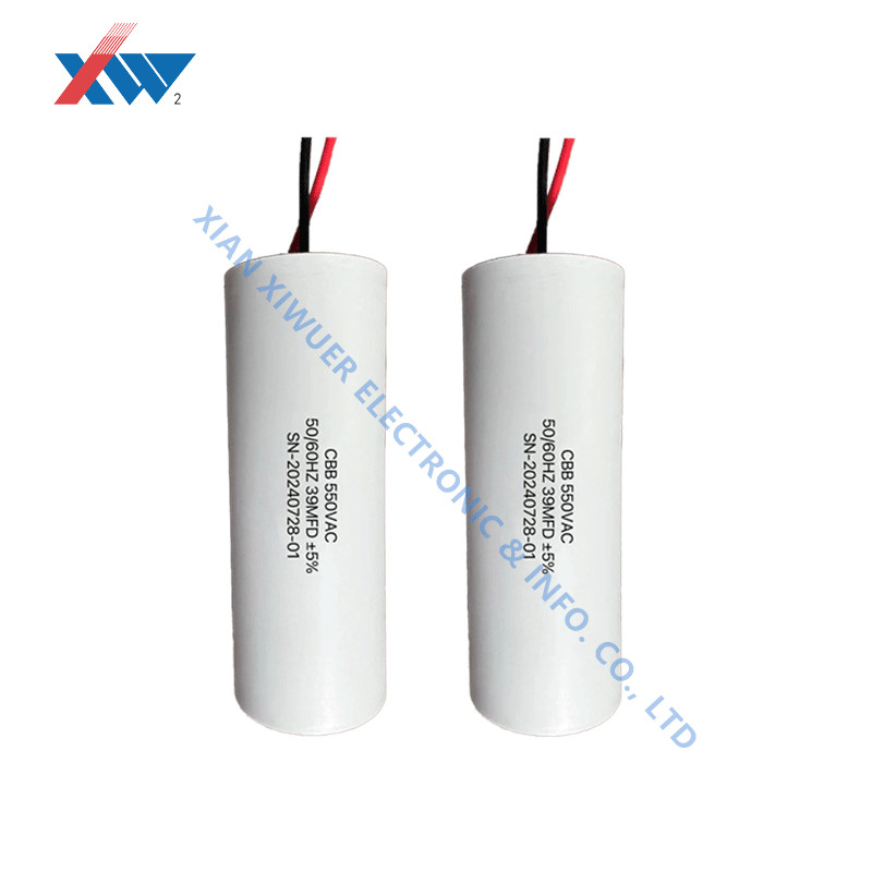 Film Capacitor 50μF CBB 550VAC For Converter Small Size Safety Capacitor