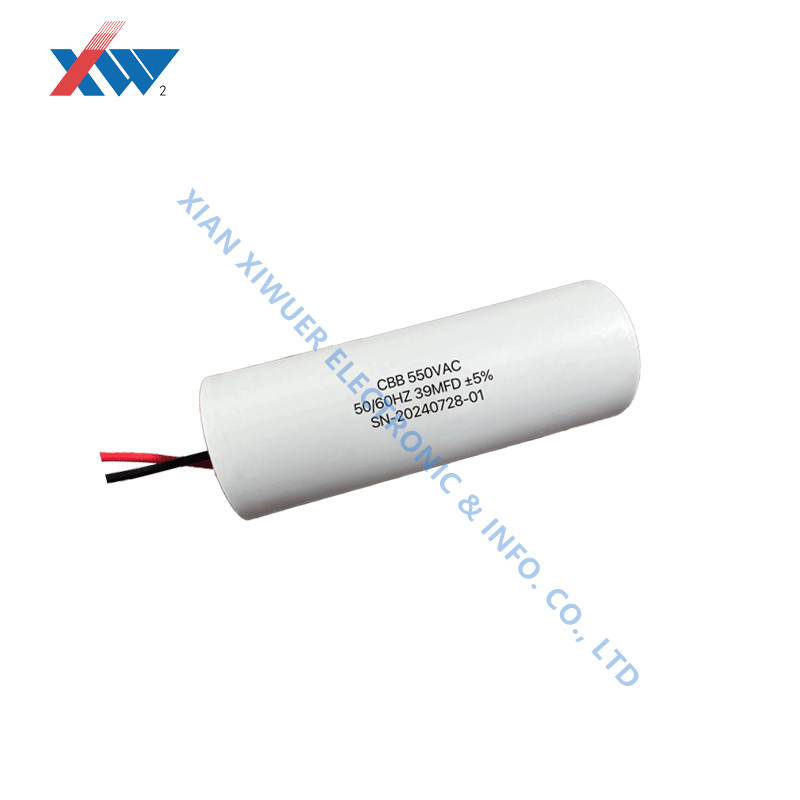 550VAC Film Capacitor 35μF for AC Power System 50/60Hz CBB Metalized ...