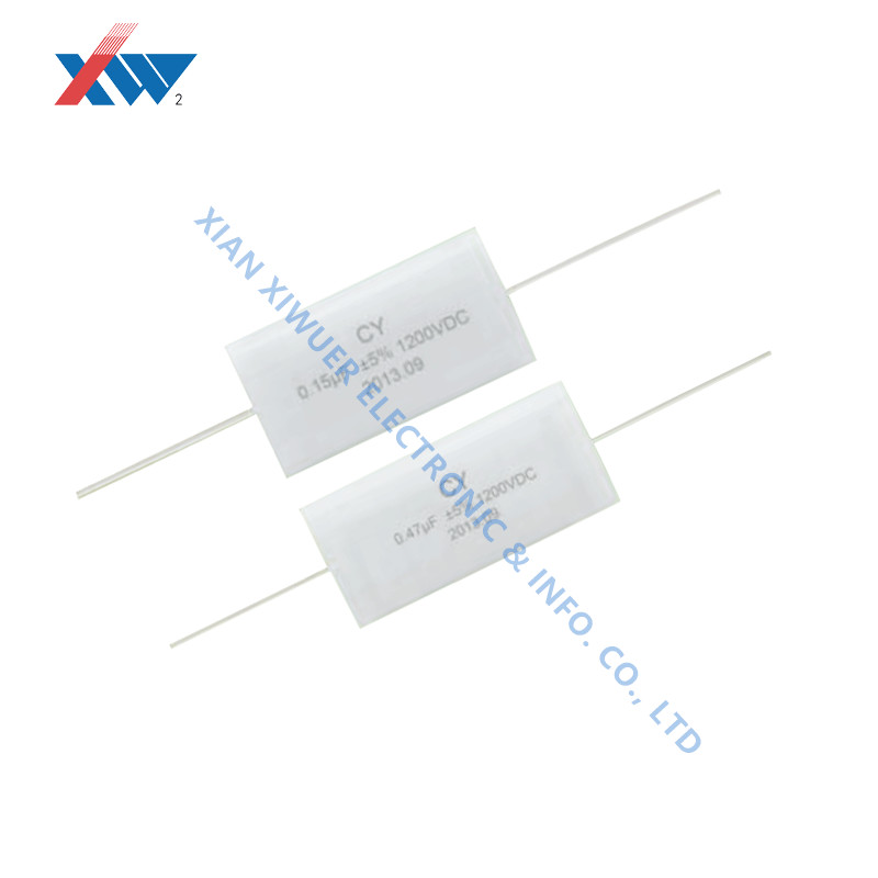 Power Film Capacitor 1200VDC 0.47μF Axial Leaded With Polypropylene ...