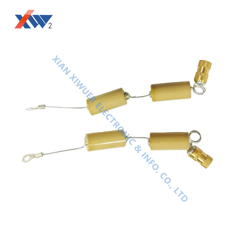 24kVAC High Frequency 24KV 80pF Ceramic Core Rod Capacitor High Voltage ...